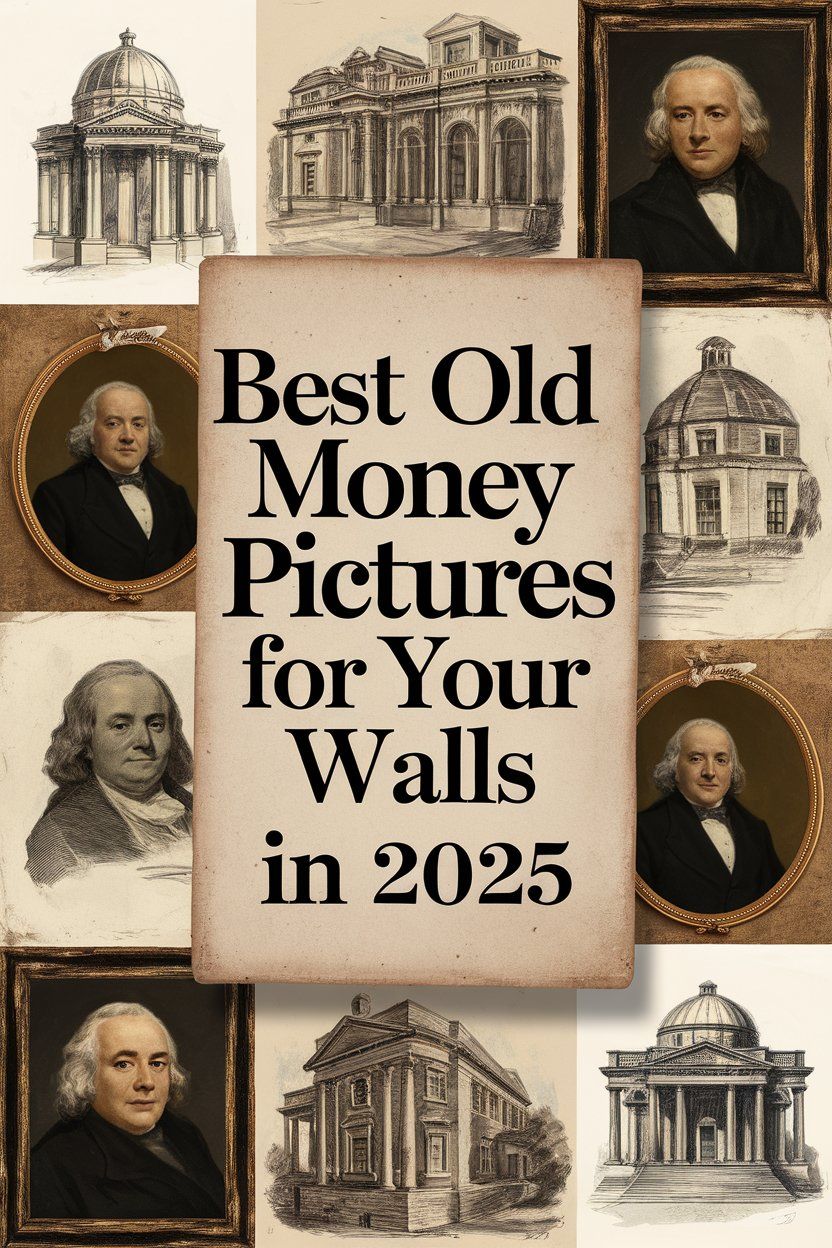 Best Old Money Pictures for Wall