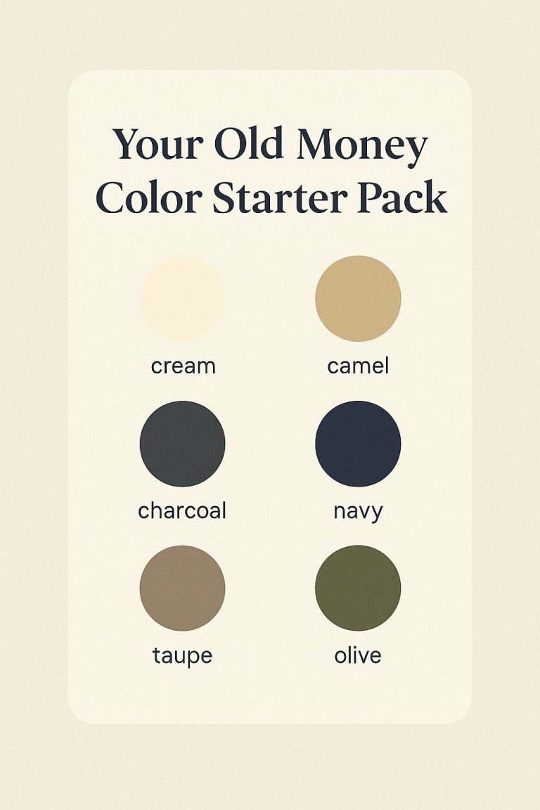 The Old Money Color Palette for Effortlessly Elegant Style